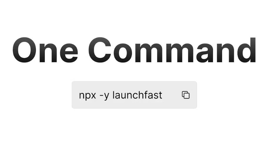 LaunchFast - One command to a full featured, secure, production-ready app | Steemhunt